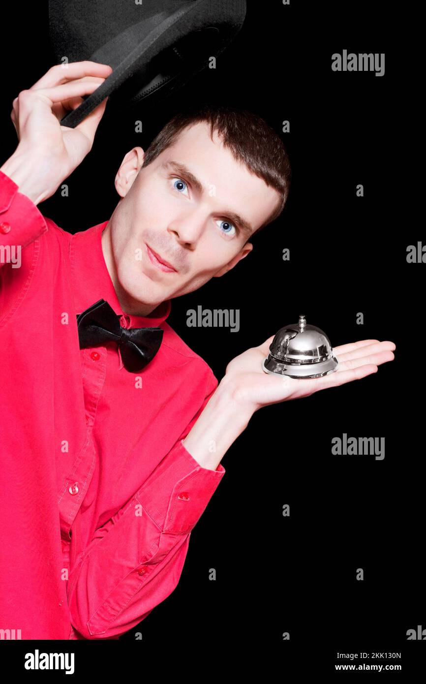 Bell boy hat hi-res stock photography and images - Alamy