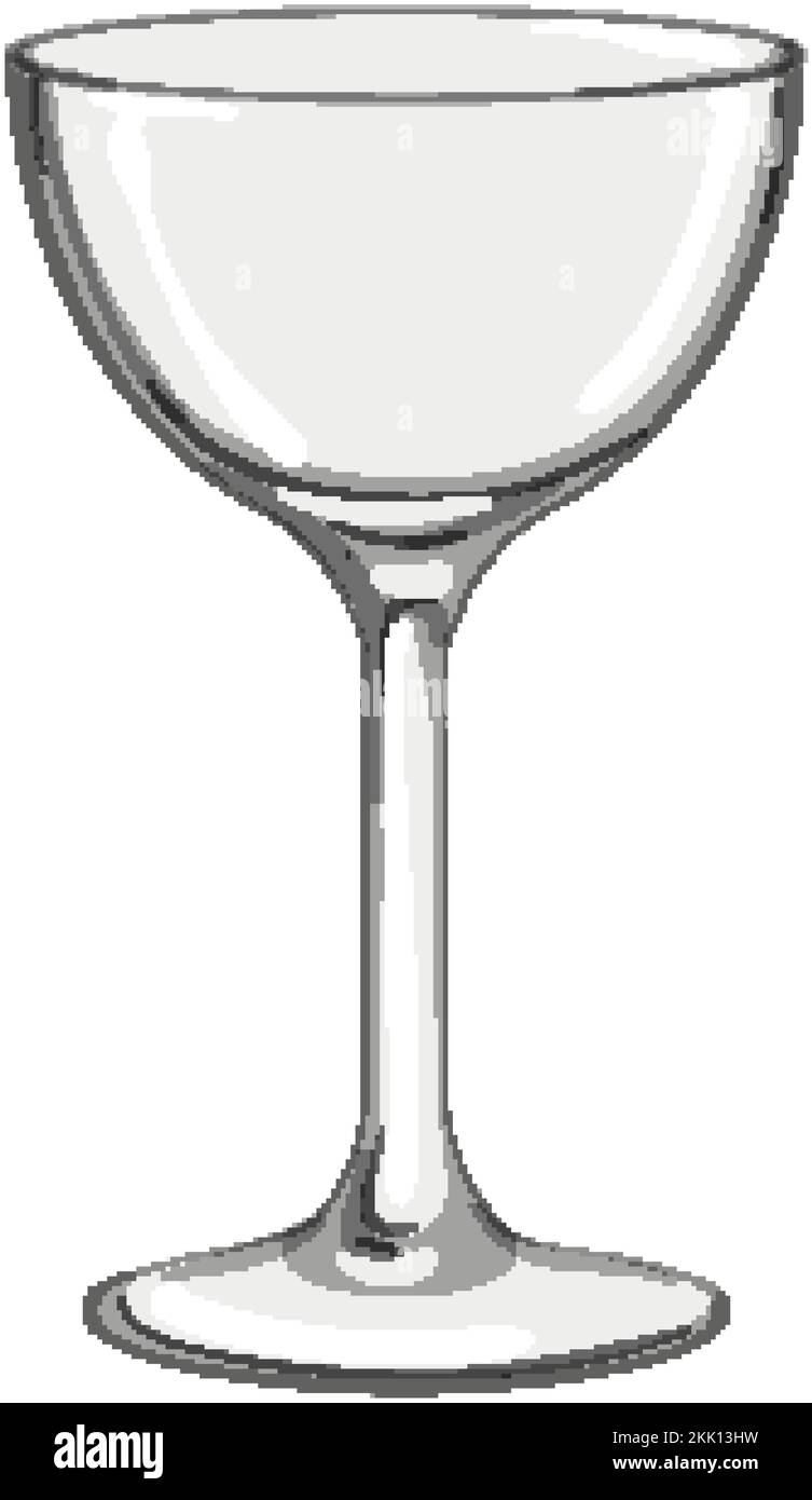 Party Cocktail Glasses Cartoon Vector Illustration Stock Vector Image And Art Alamy
