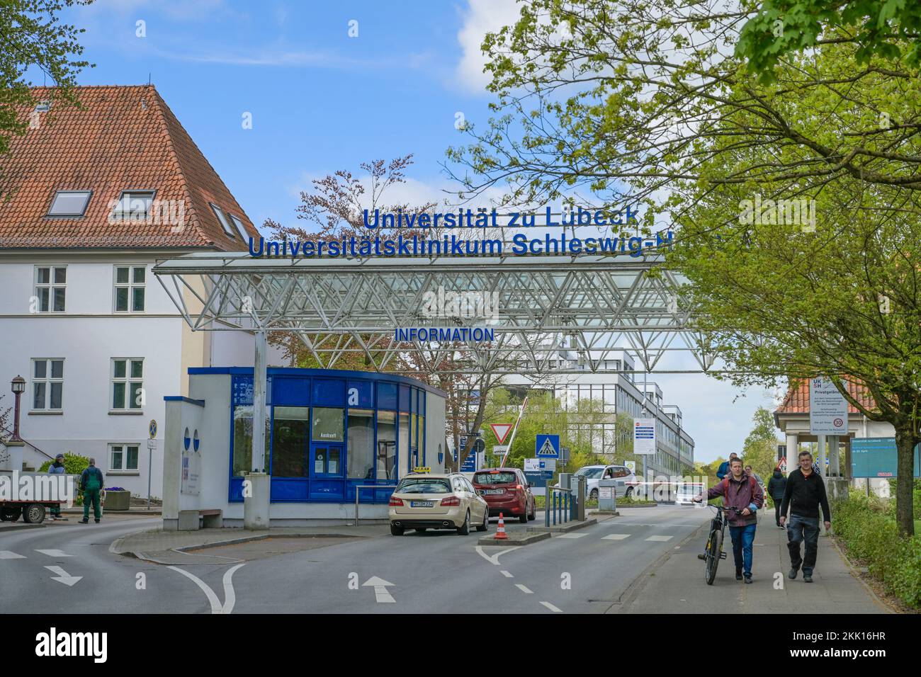 Haupteingang, UKSH Universitätsklinikum Schleswig-Holstein, Lübeck ...