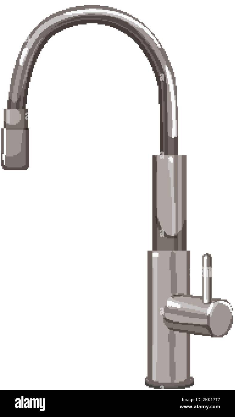 tap faucet water cartoon vector illustration Stock Vector Image & Art ...