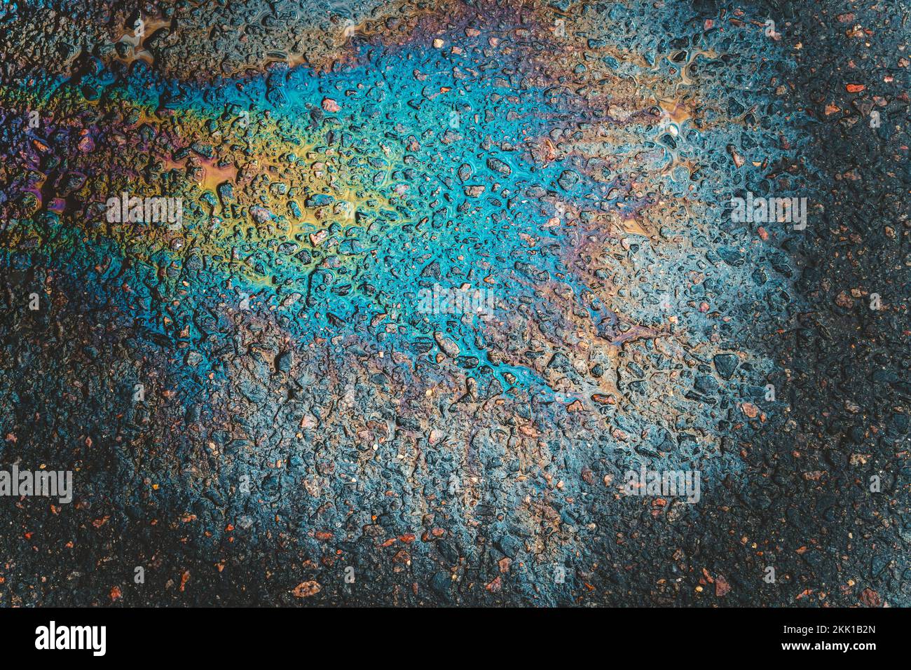 Oily road hi-res stock photography and images - Alamy