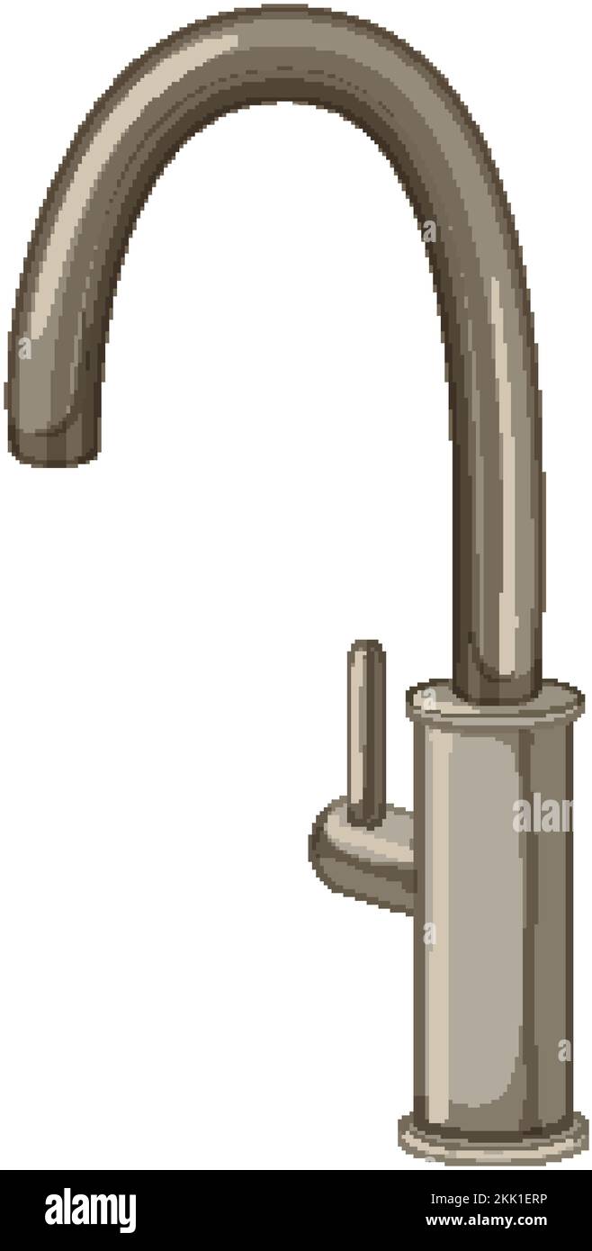 clean faucet water cartoon vector illustration Stock Vector Image & Art ...