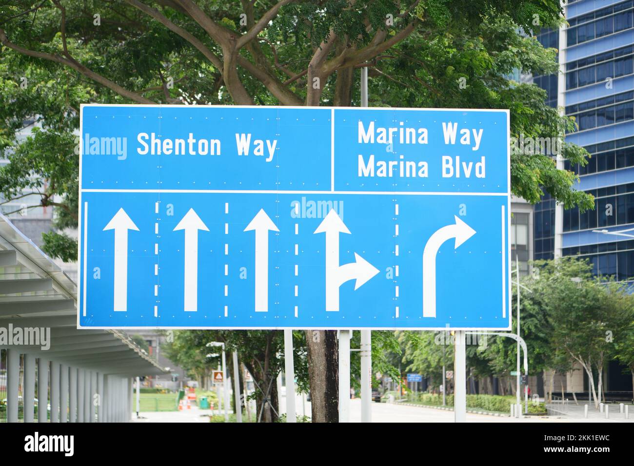 marina way sing and buildings Stock Photo - Alamy