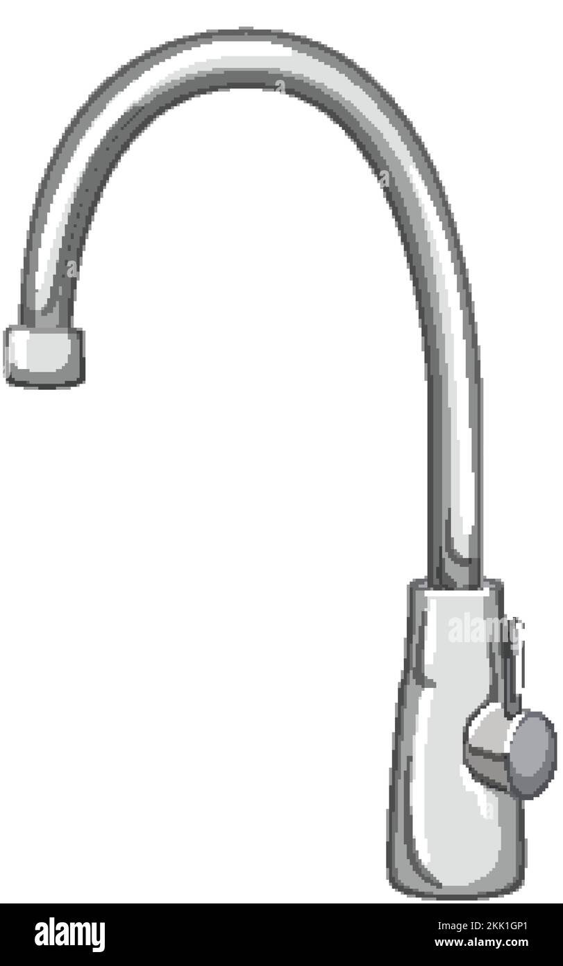 flow faucet water cartoon vector illustration Stock Vector Image & Art ...