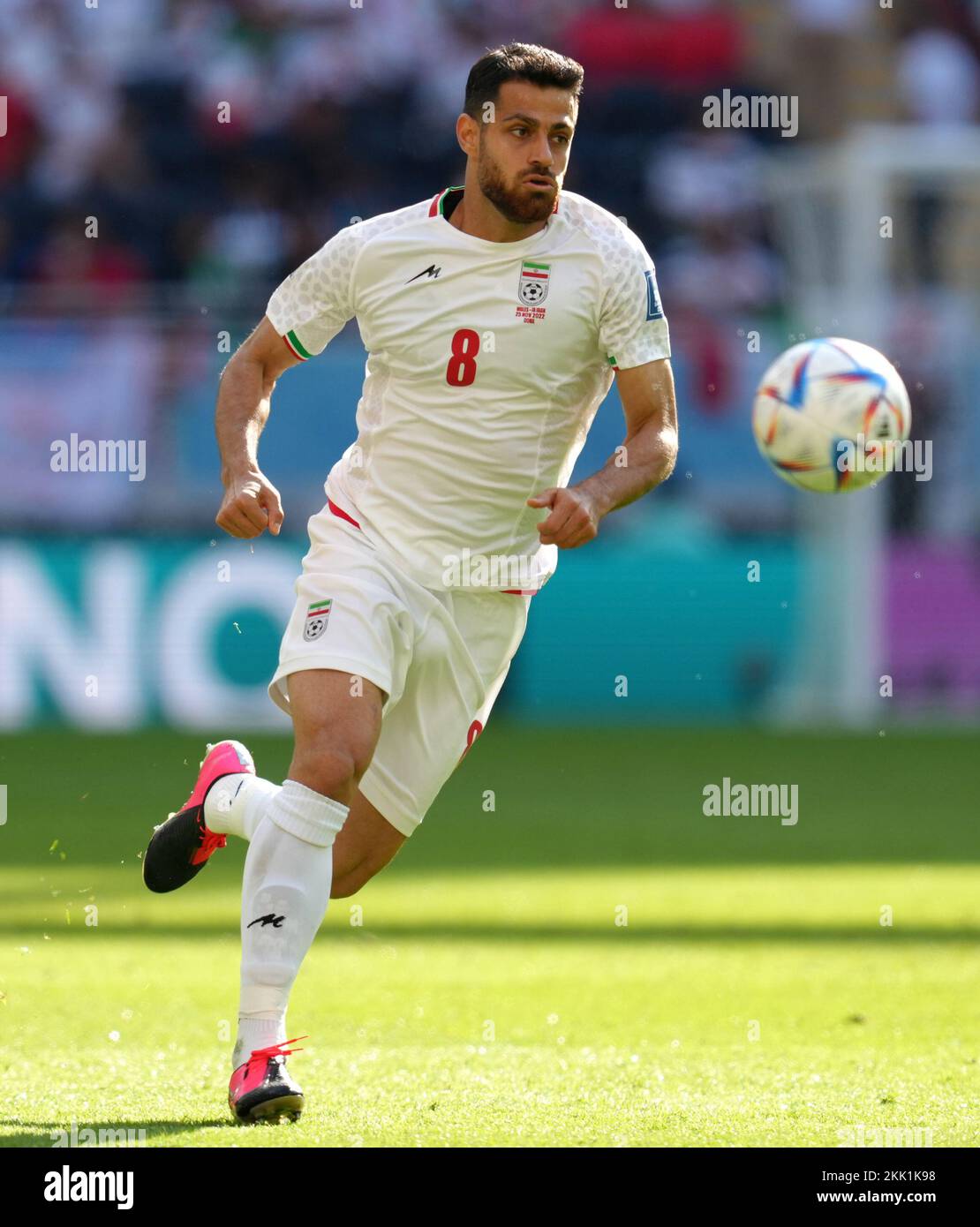 Iran's Morteza Pouraliganji during the FIFA World Cup Group B match at ...