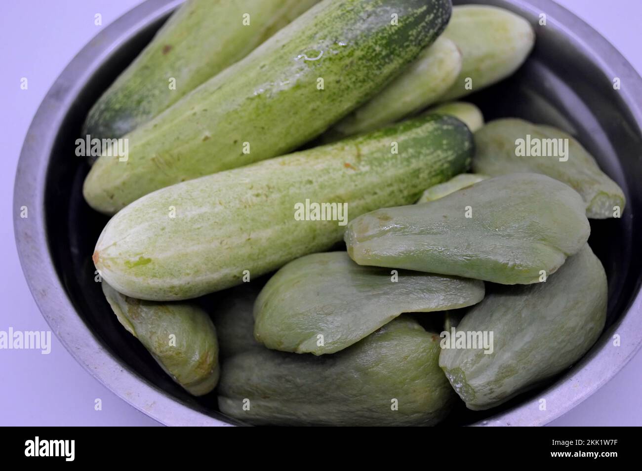 Mentimun, Timun, Ketimun Or Cucumis Sativus L. With Selected Focus ...