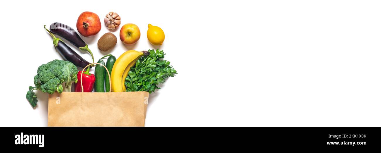 Market shop bag groceries plastic Cut Out Stock Images & Pictures - Alamy