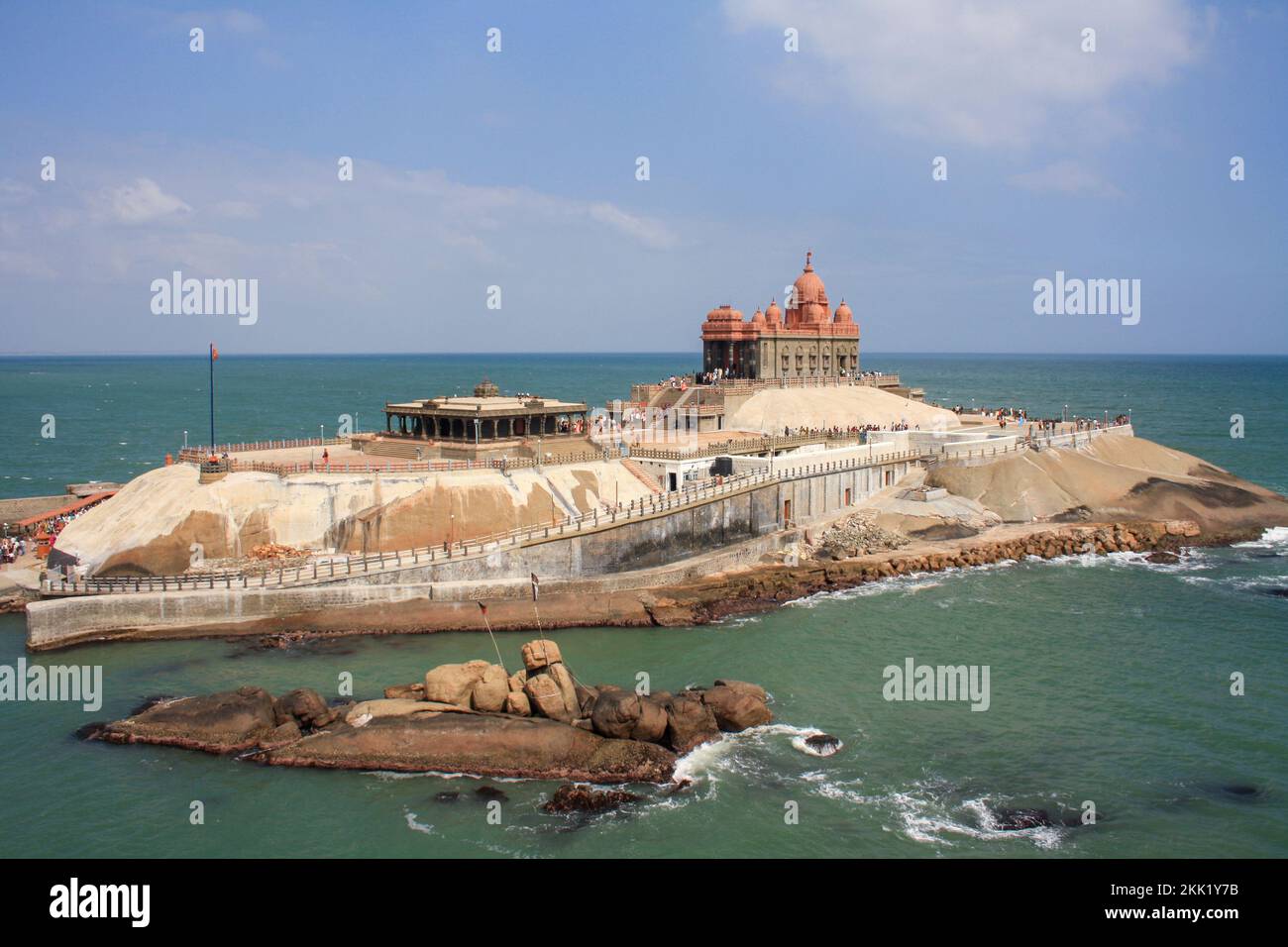 Vivekananda Rock in Kanyakumari, India Stock Photo - Alamy