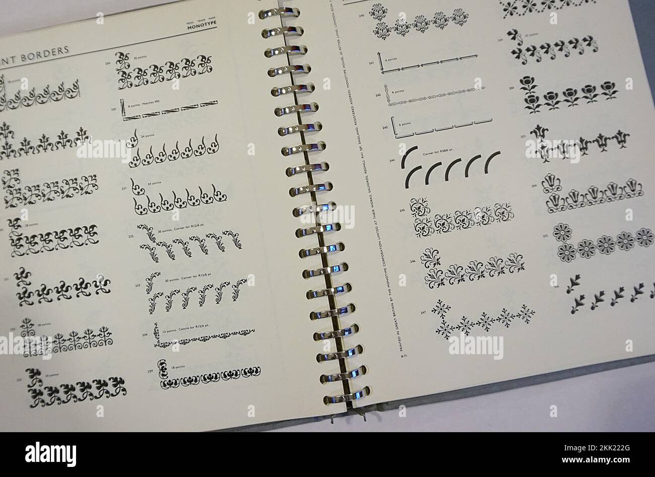 There is something very reassuring about these old typography specimen ...