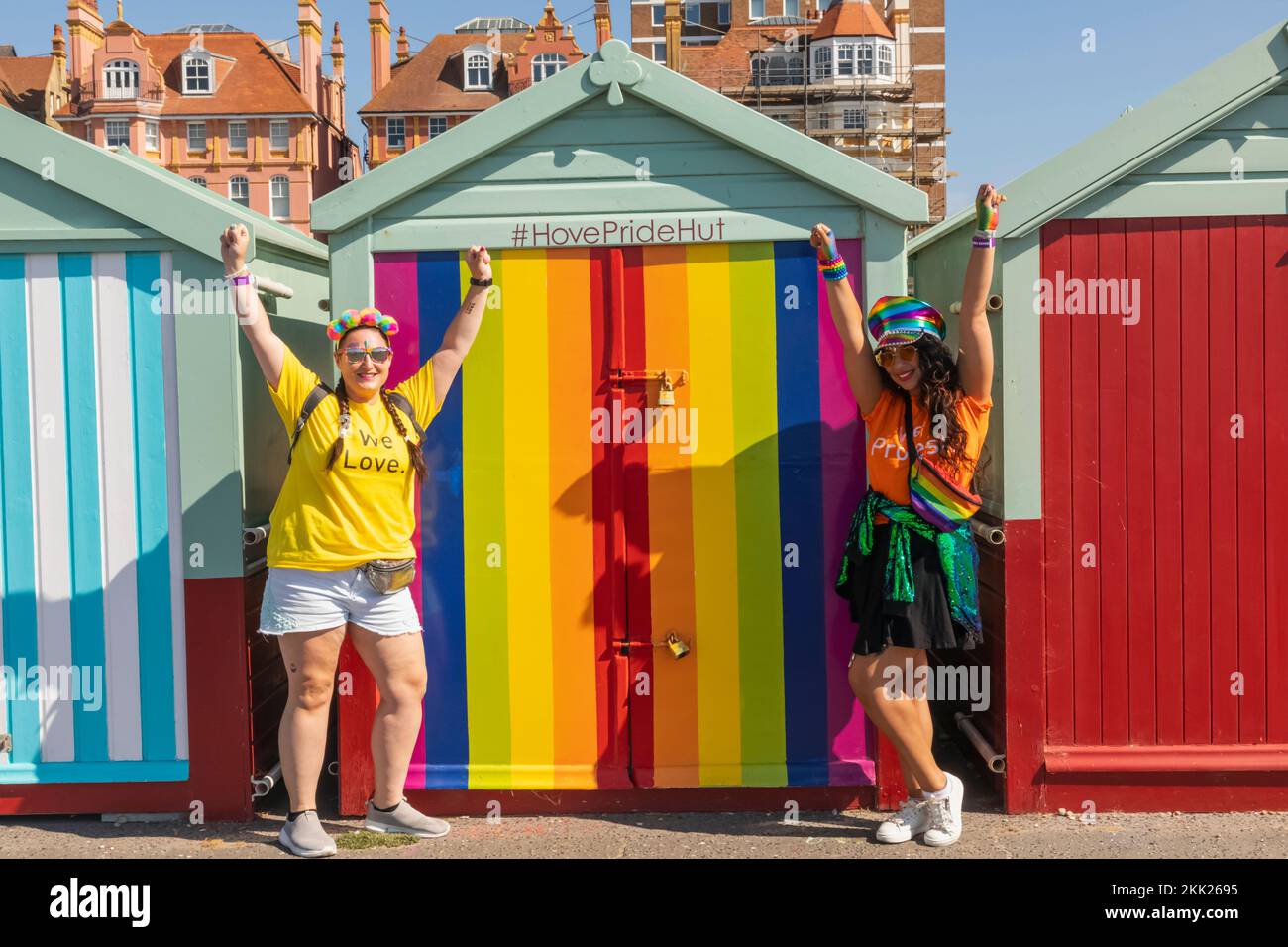 England, East Sussex, Brighton, Brighton Pride Parade, Hove, Parade ...
