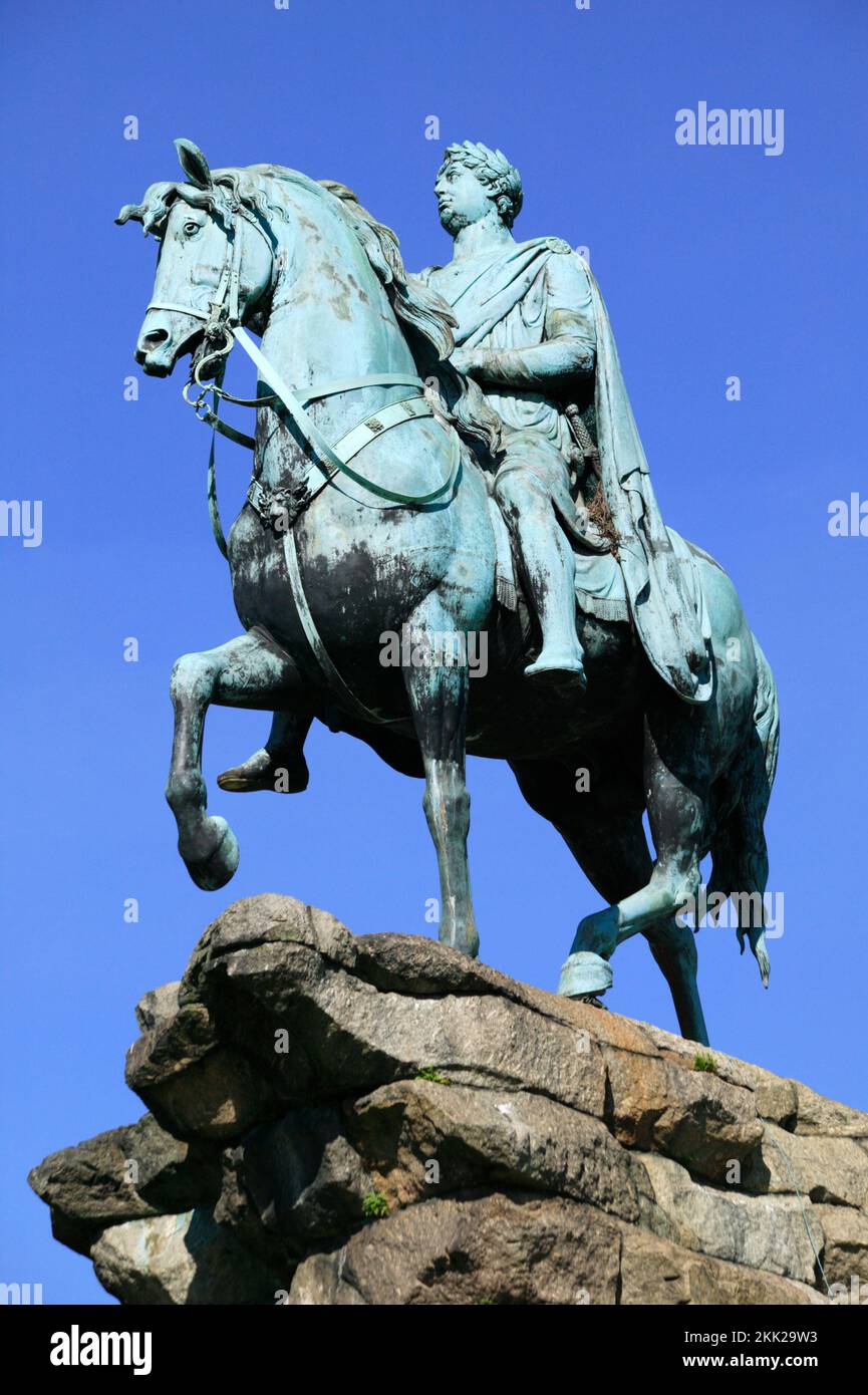 George III equestrian statue sculptured between 1824-30 and referred to ...