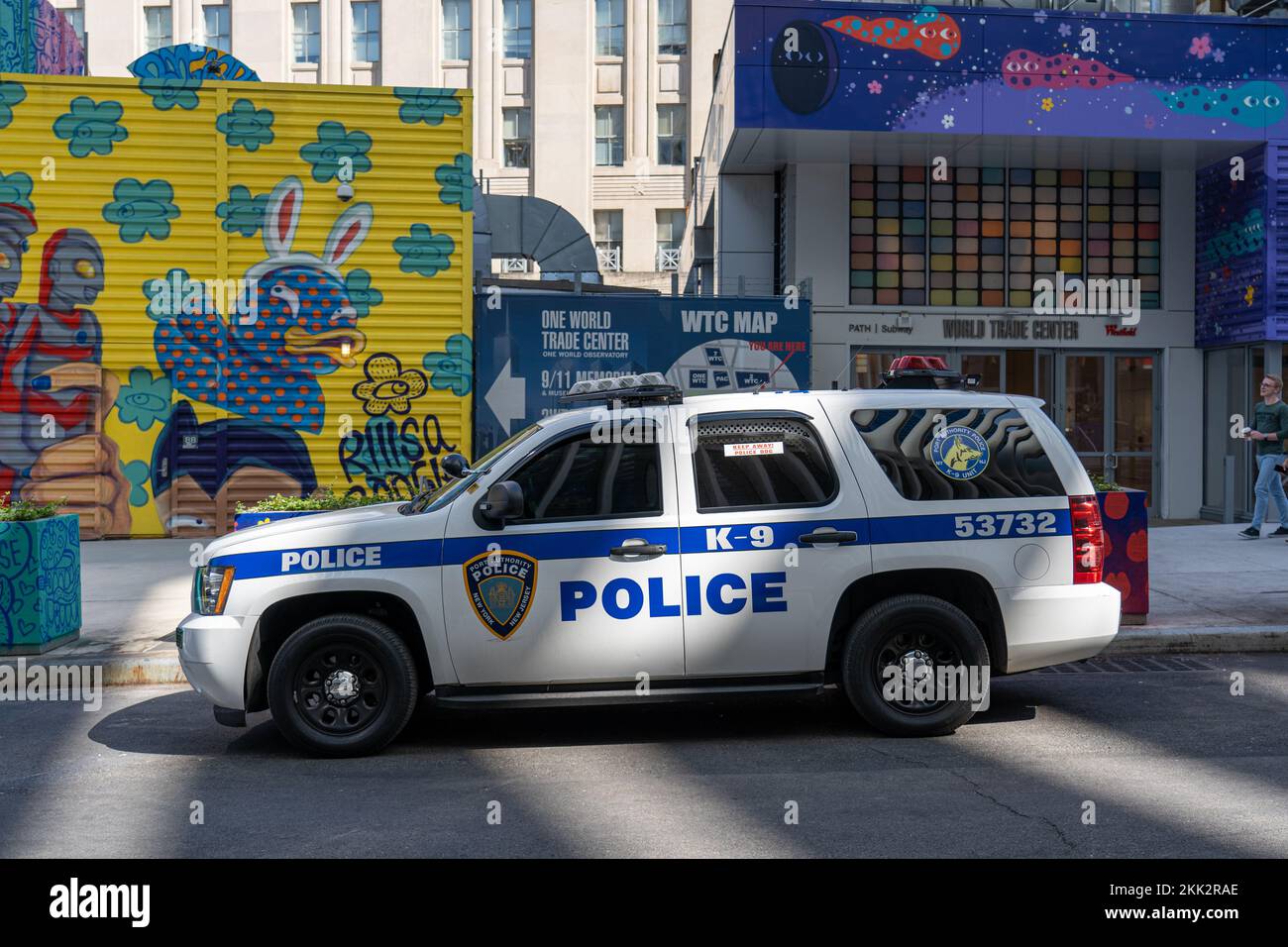 Police Car in the streets of Manhattan Stock Photo - Alamy