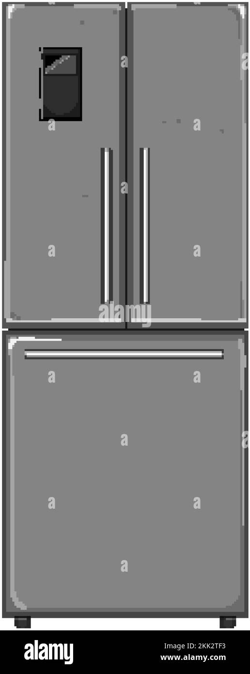 white fridge refrigerator cartoon vector illustration Stock Vector ... white fridge refrigerator cartoon vector illustration Stock Vector ...