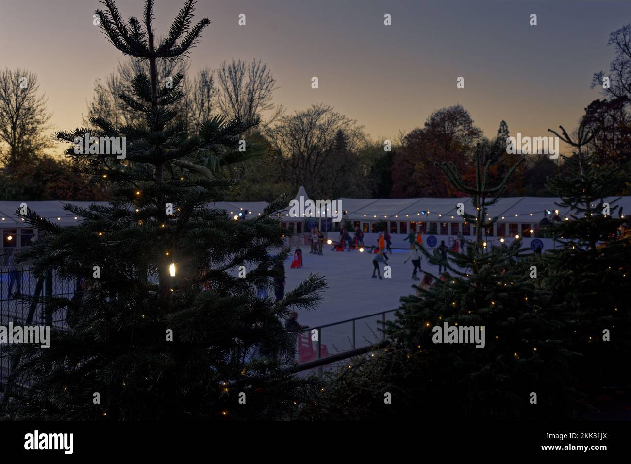 ice skating in Bath Stock Photo - Alamy