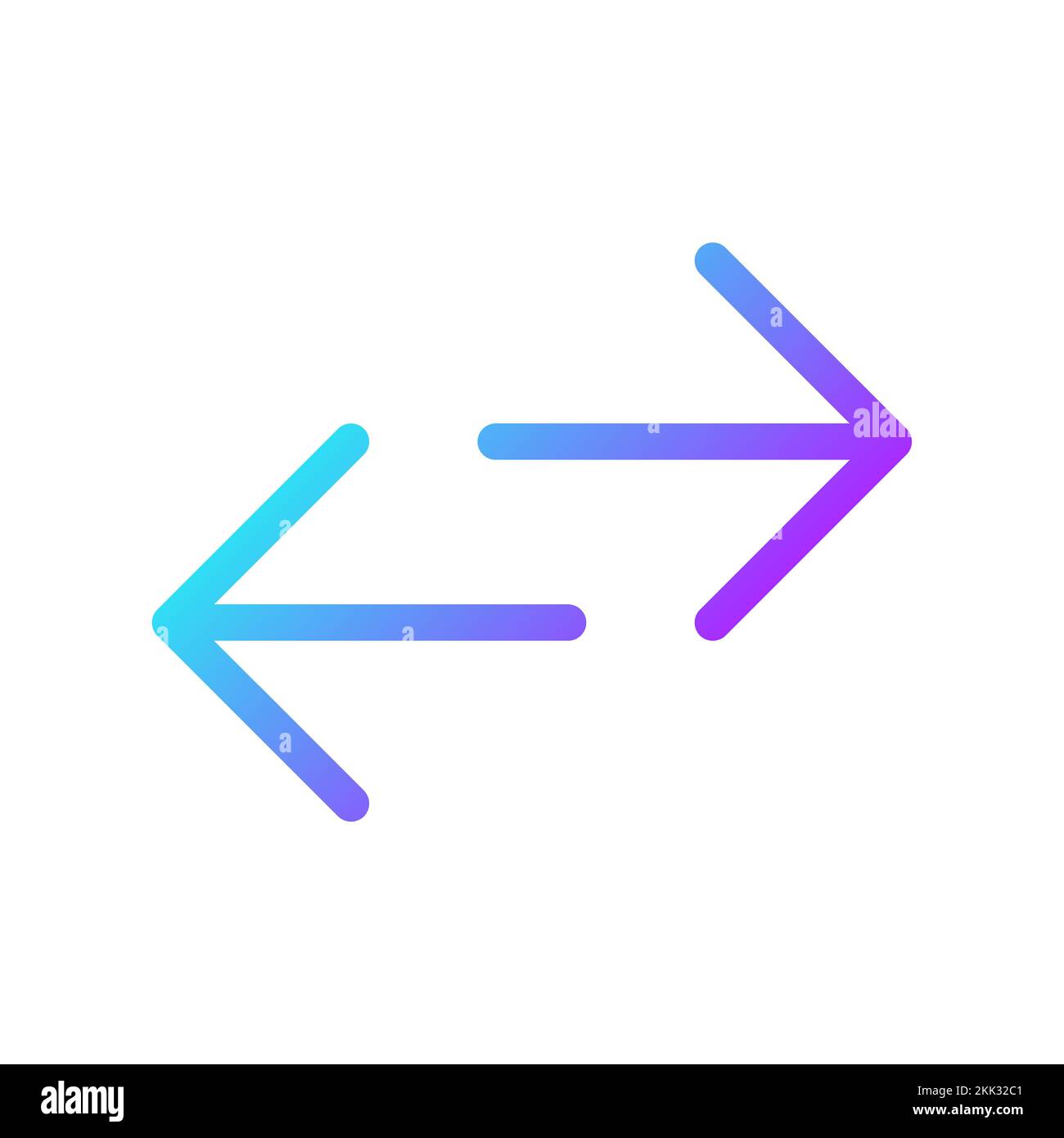 Swap languages pixel perfect gradient linear ui icon Stock Vector Image & Art - Alamy