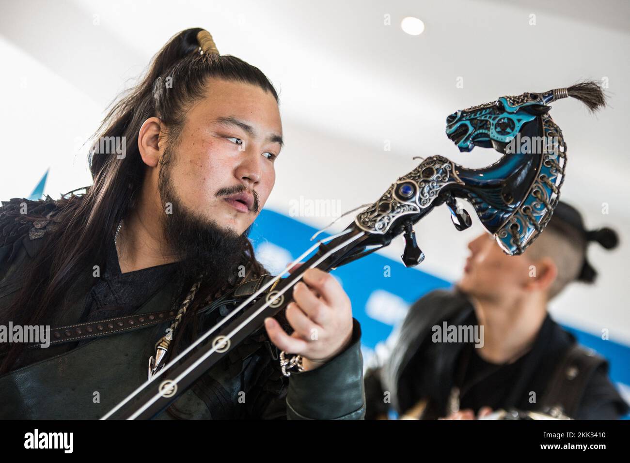 Paris, France. 25th Nov, 2022. Mongolian heavy metal band The HU named ...