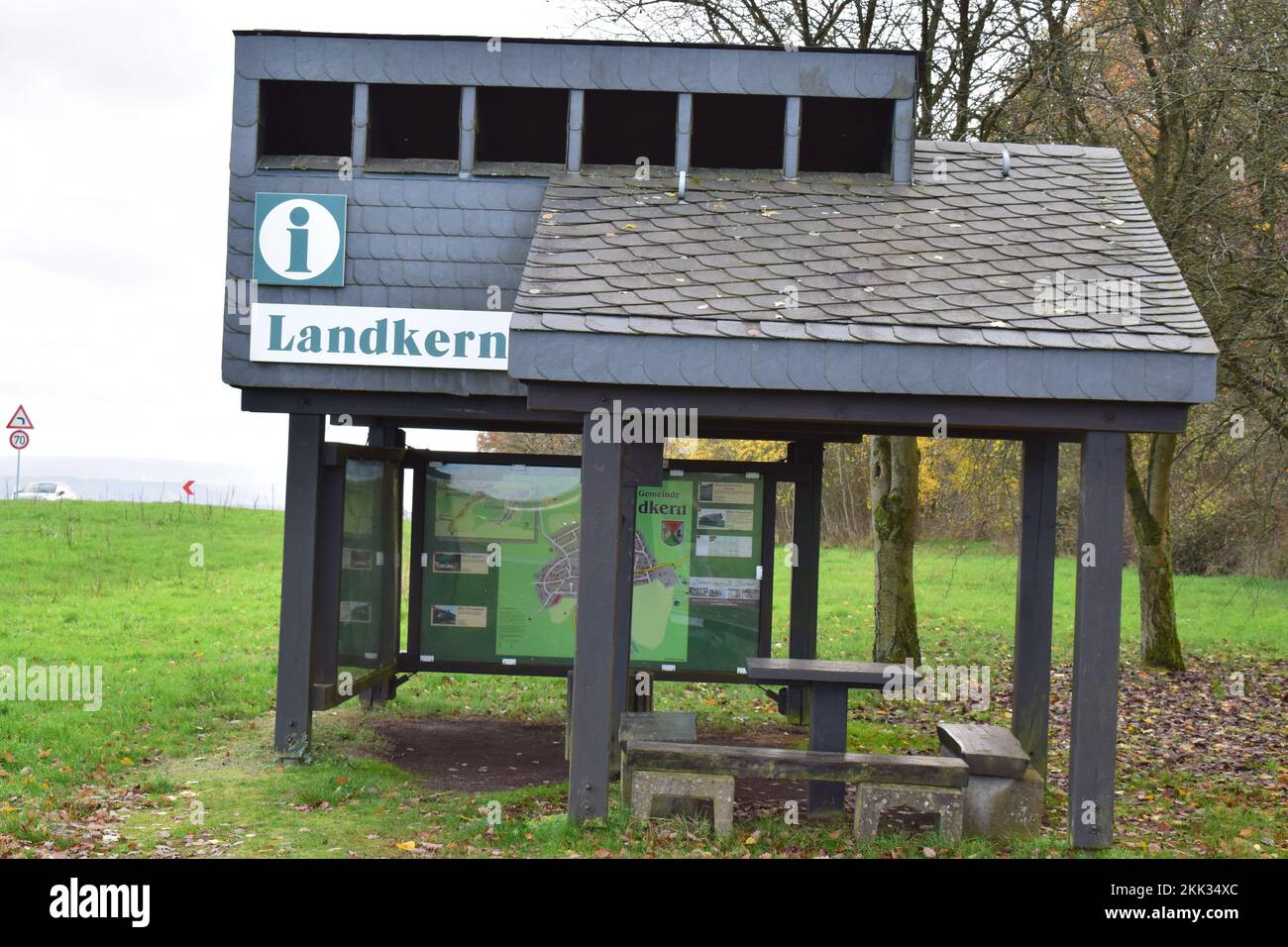 hiking map hut Stock Photo - Alamy