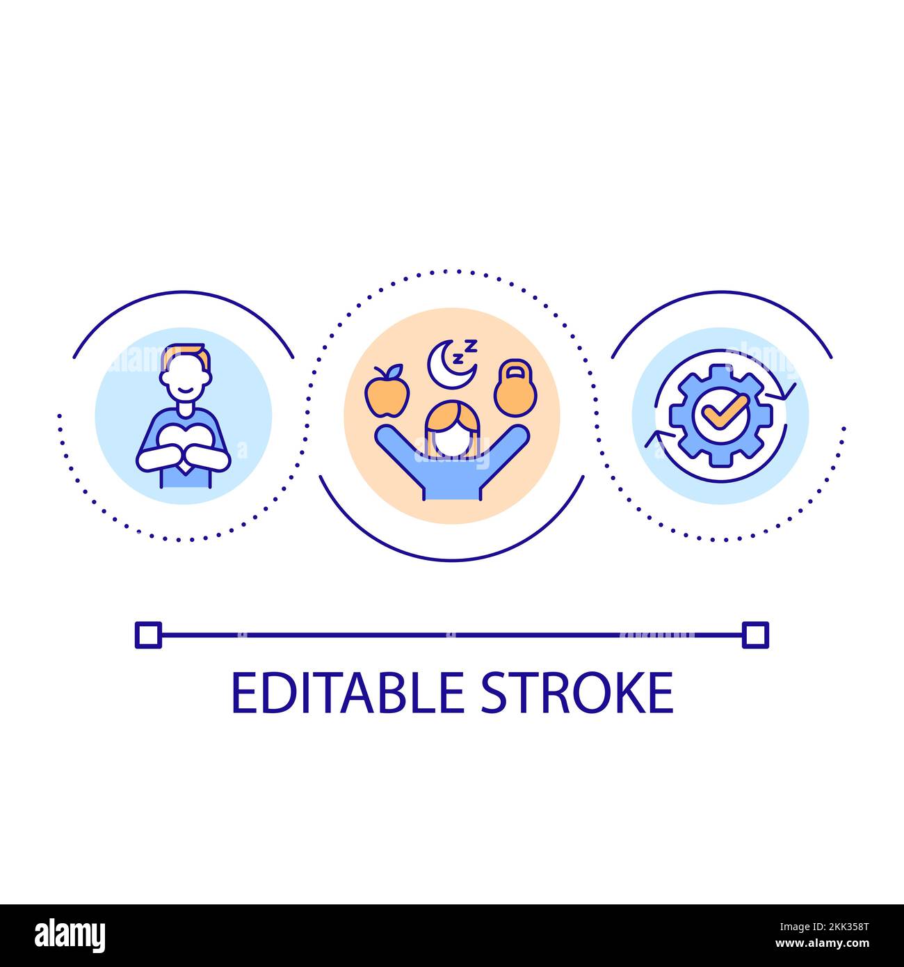 Encouraging growth Stock Vector Images - Alamy