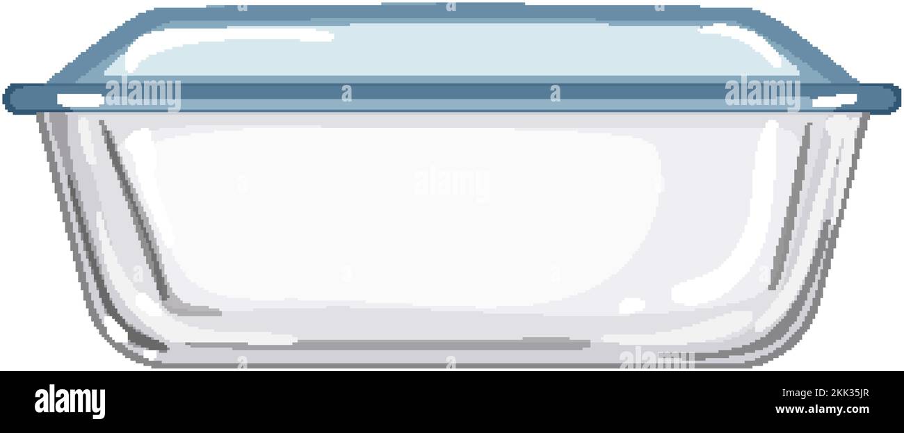 empty glass container cartoon vector illustration Stock Vector Image ...