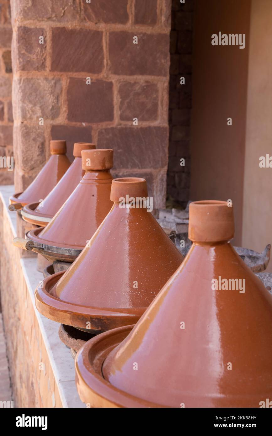 tagine cooking pots in the high atlas mountains in morocco Stock Photo ...