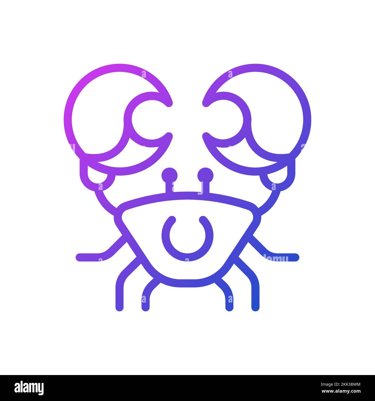 Crab pixel perfect gradient linear vector icon Stock Vector Image & Art ... Crab pixel perfect gradient linear vector icon Stock Vector Image & Art ...