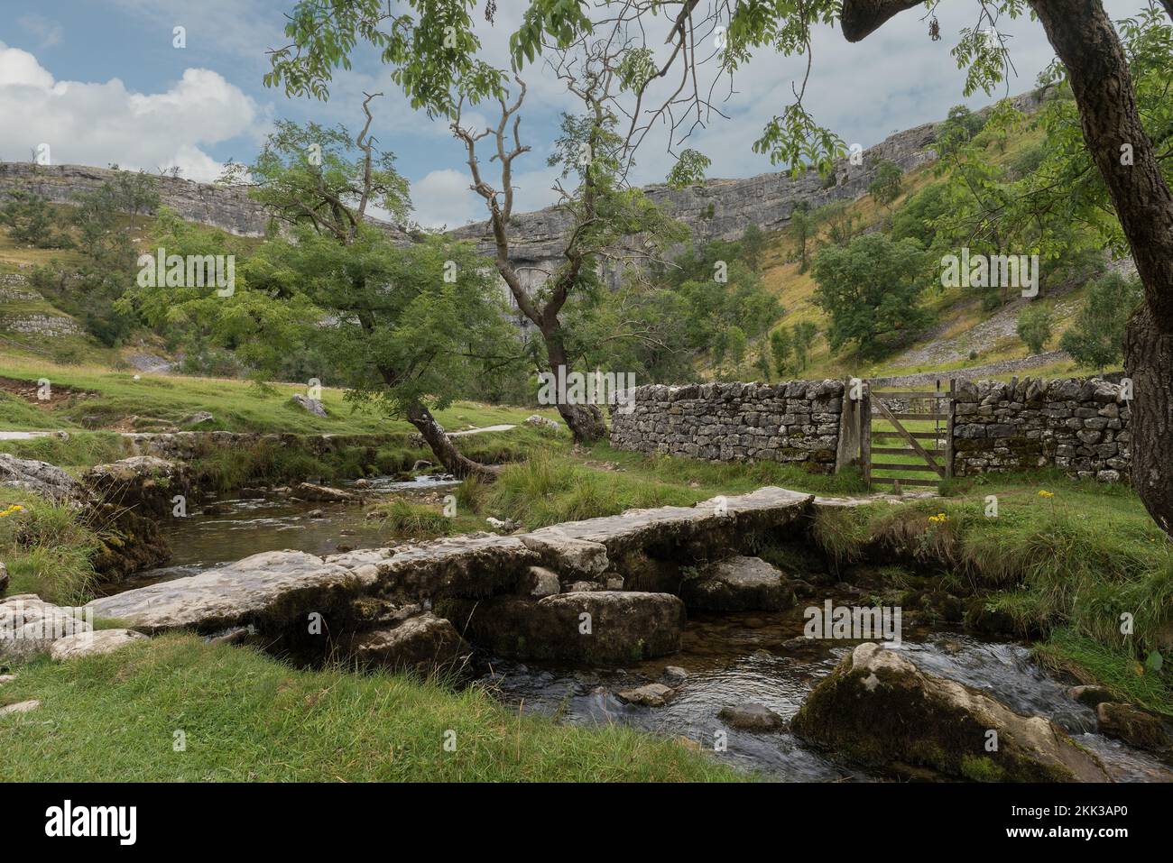 Malham Cove, a fault on the middle Craven Fault, large natural ...