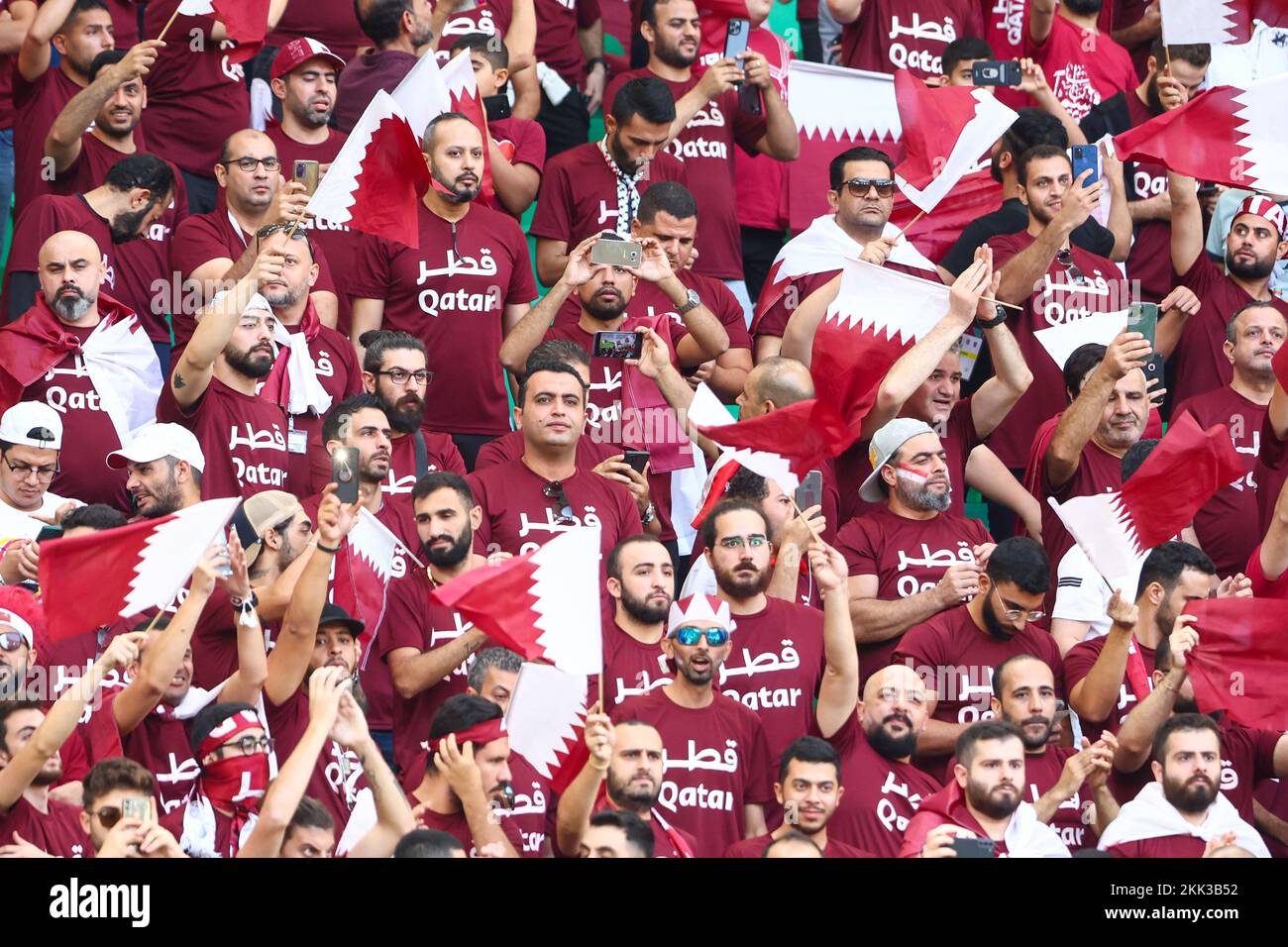 Doha, football, FIFA World Cup 2022, Qatar. 25th Nov, 2022. vs Senegal ...