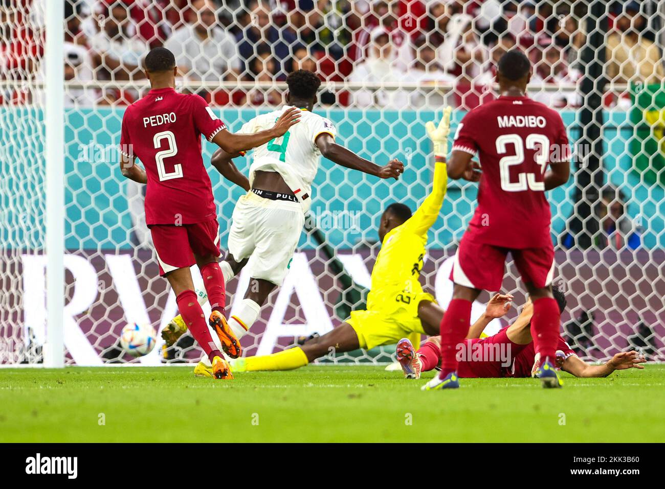 Senegal qatar goal hi-res stock photography and images - Alamy