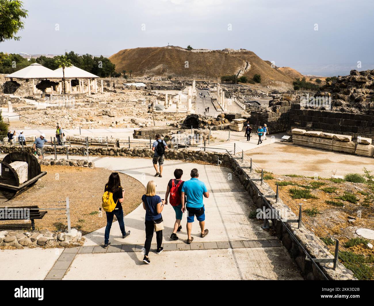 Bet Shean antiquities, Israel Stock Photo - Alamy