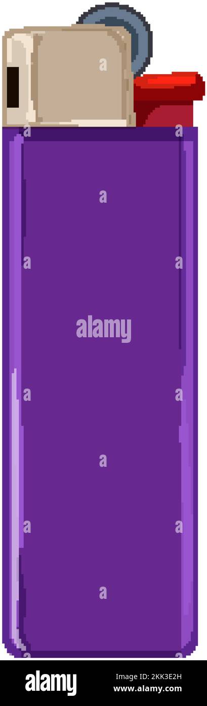 flame lighter fire cartoon vector illustration Stock Vector Image & Art ...