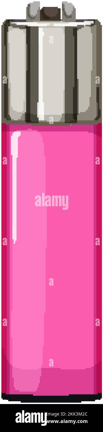 burn lighter fire cartoon vector illustration Stock Vector Image & Art ...