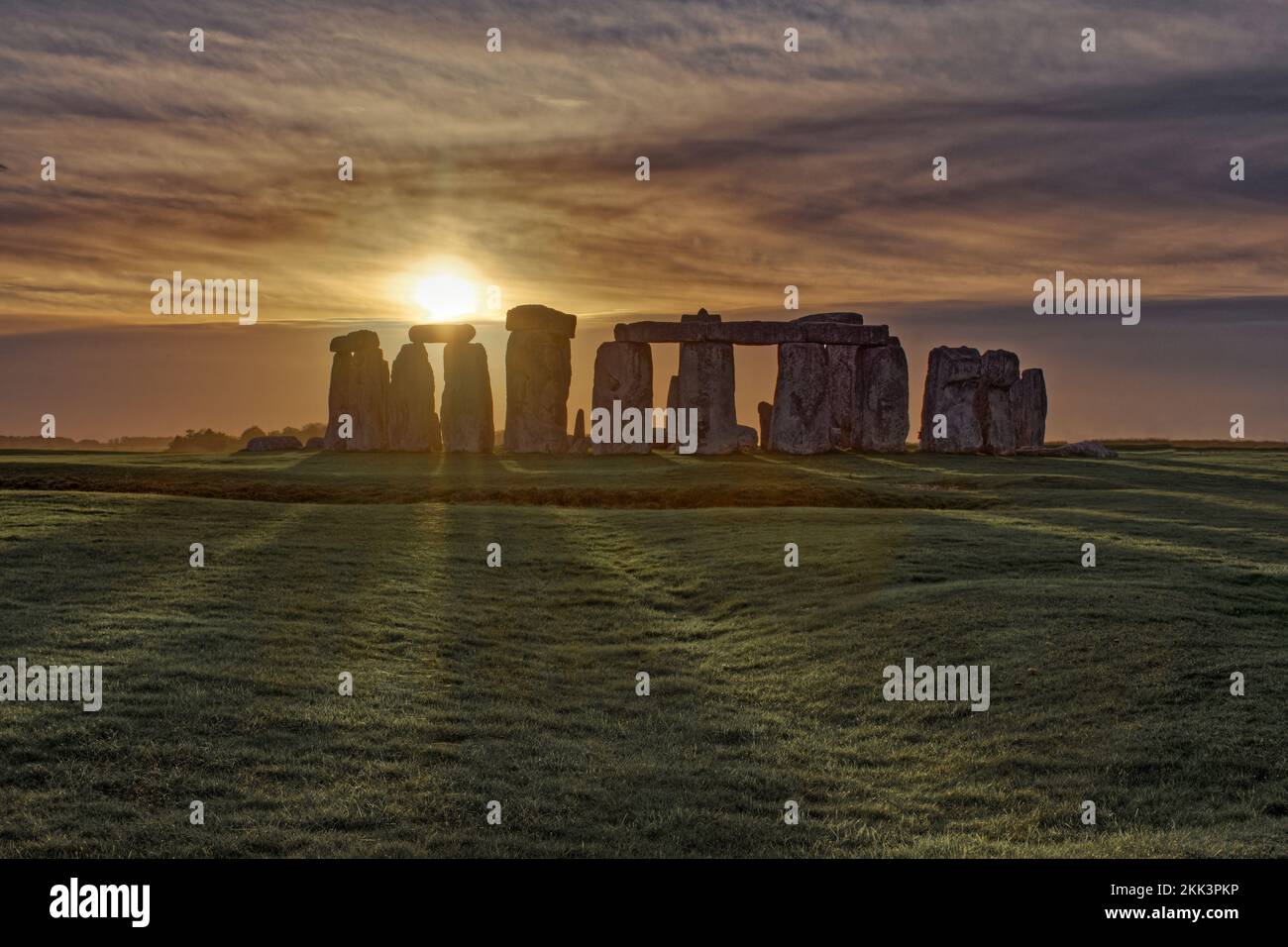 Sunset at Stonehenge Stock Photo - Alamy