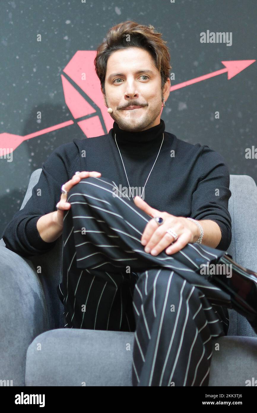 Madrid, Spain. 25th Nov, 2022. Singer Manuel Carrasco seen during the ...