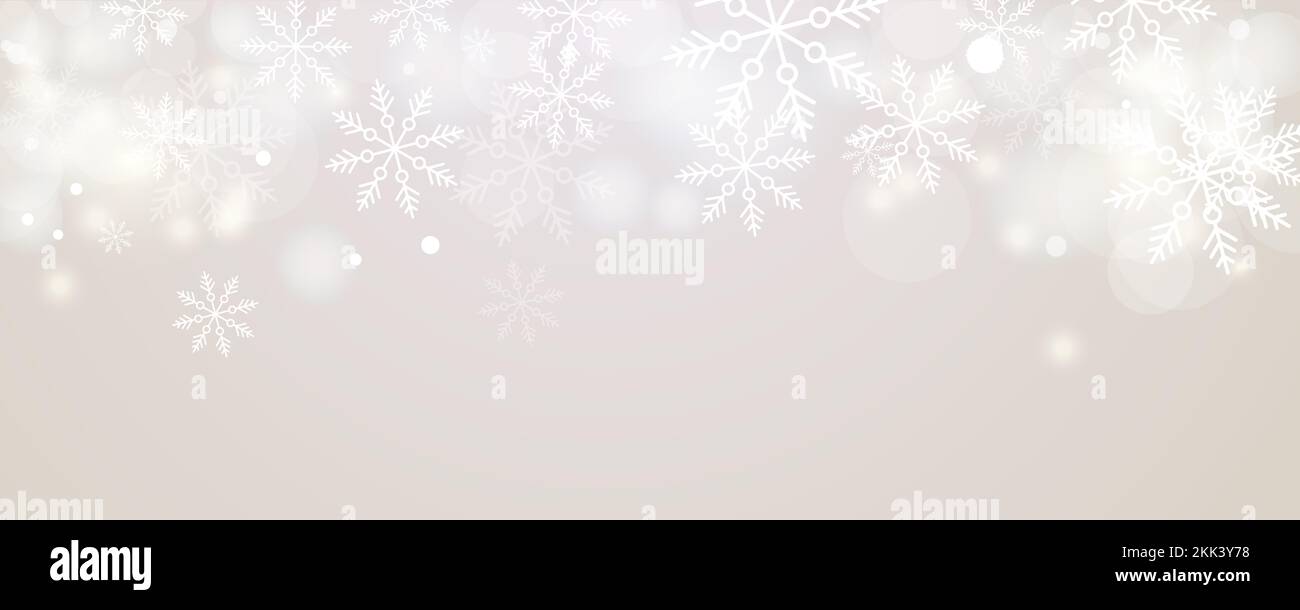 winter snowflakes shape - snow design element - christmas snowfall ...