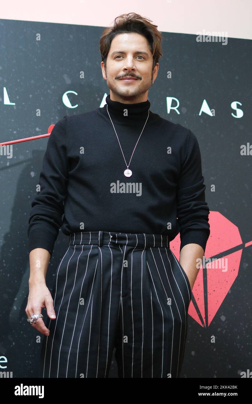 Madrid, Spain. 25th Nov, 2022. Singer Manuel Carrasco seen during the ...