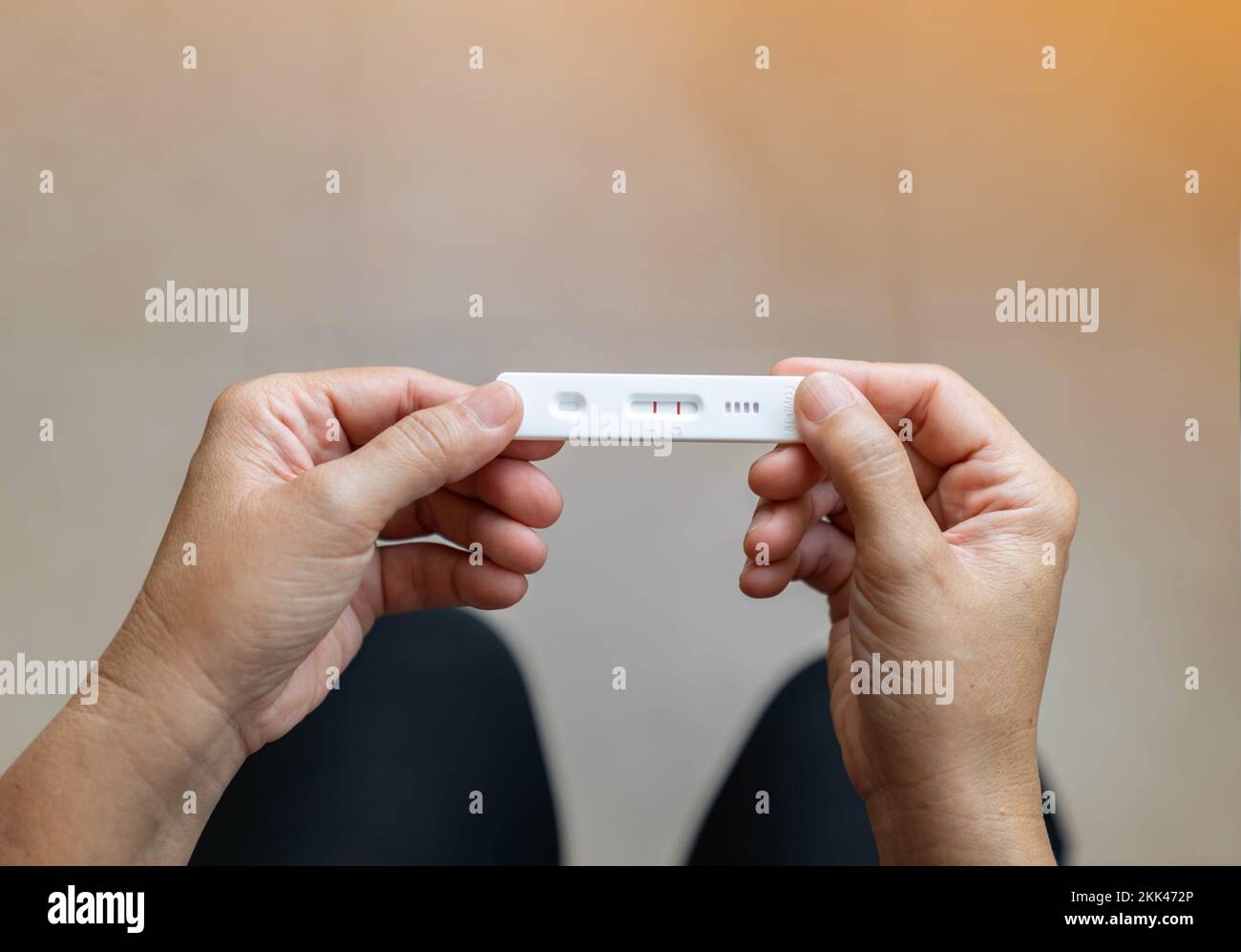 A covid-19 did an express test at home, the result is positive. Covid ...