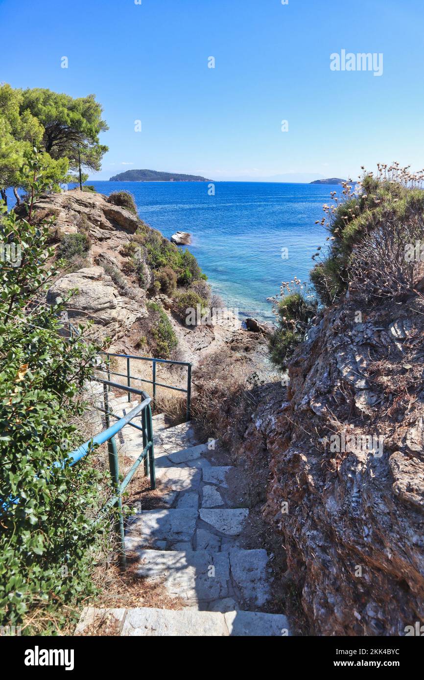 Landscape shot steps leading hi-res stock photography and images - Alamy