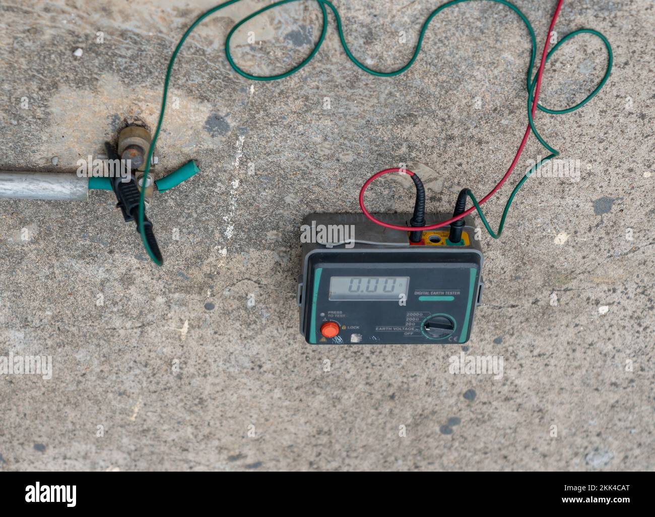 Electrical equipment (Earth tester) for measure insulation resistance ... Electrical equipment (Earth tester) for measure insulation resistance ...