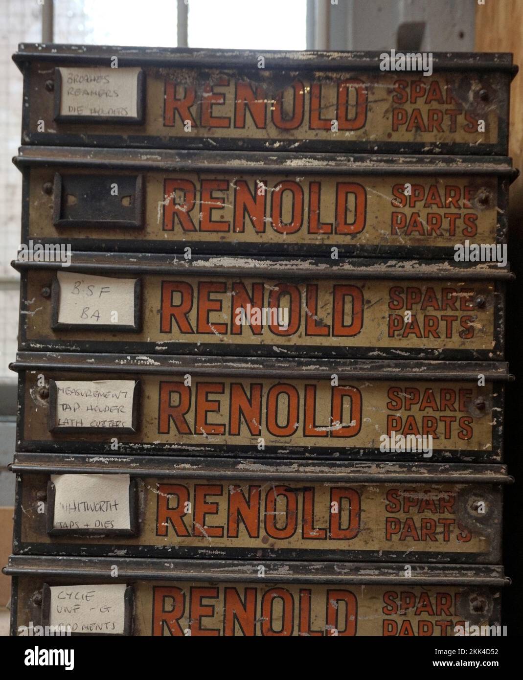 A modest set of well engineered steel drawers about A4 size, made to ...