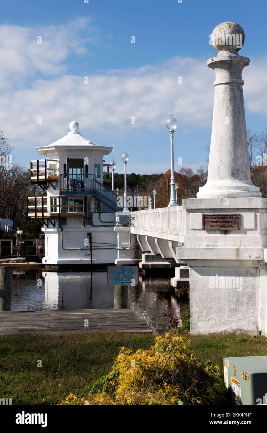 The Tenders House on the Pocomoke River Bridge, Pocomoke City, Maryland ...