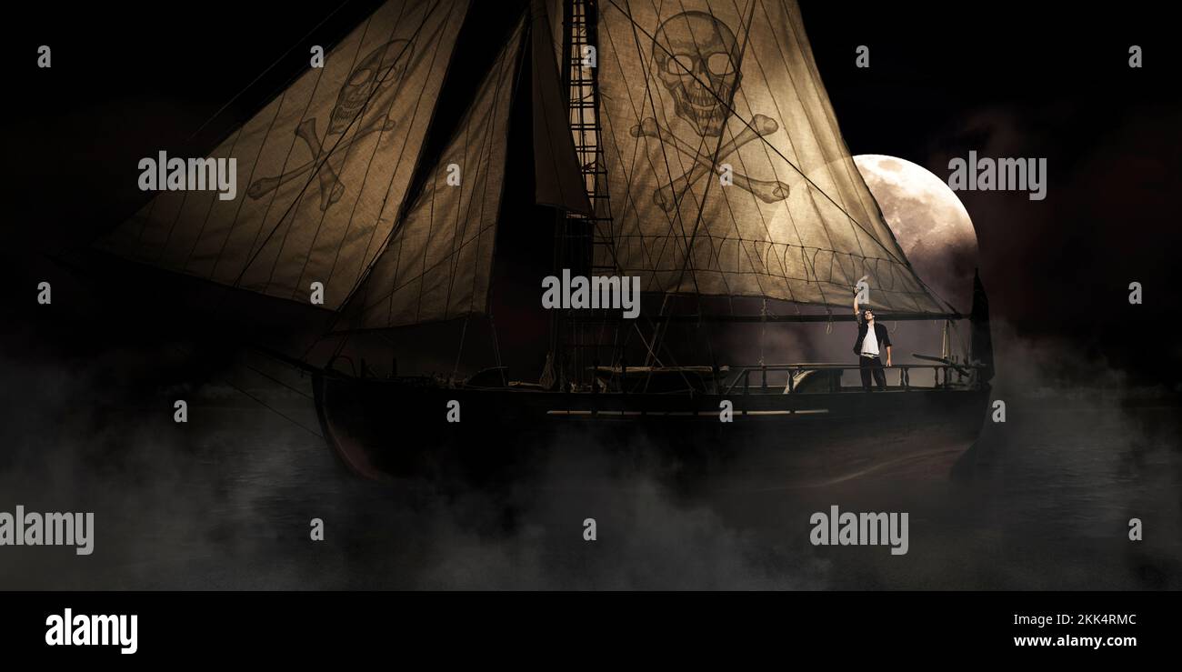 Haunted pirate ship hi-res stock photography and images - Alamy