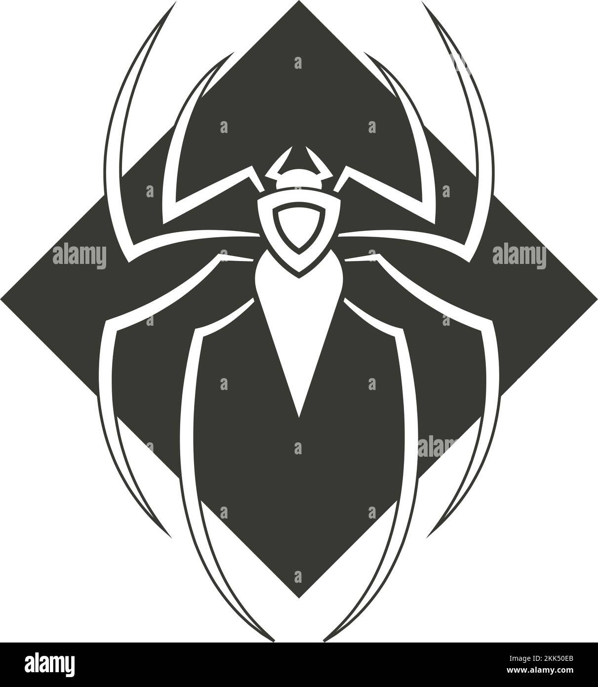 this is spider unique logo vector illustration Stock Vector Image & Art ...