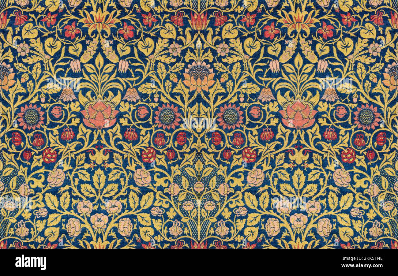 Violet and Columbine (1883) by William Morris Stock Photo - Alamy