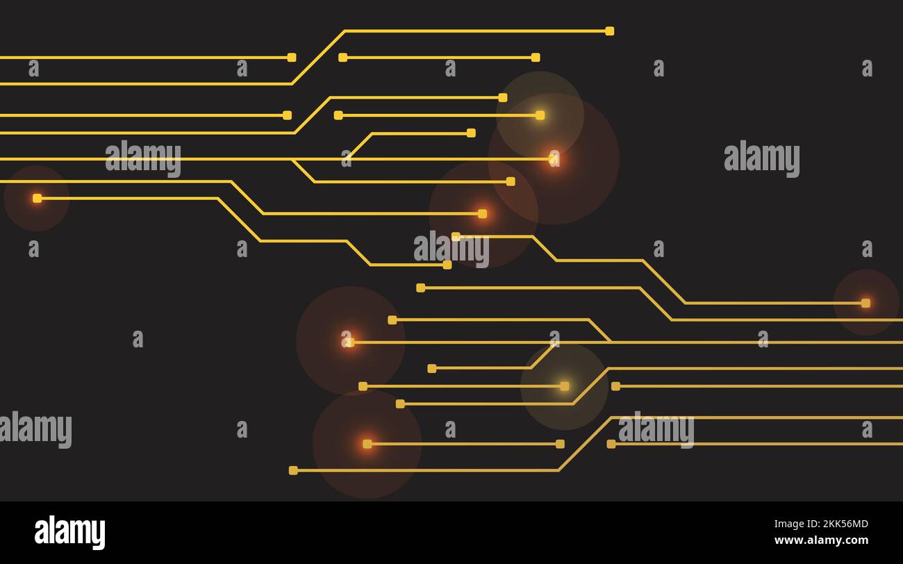 circuit board technology background. future electronics tech concept ...