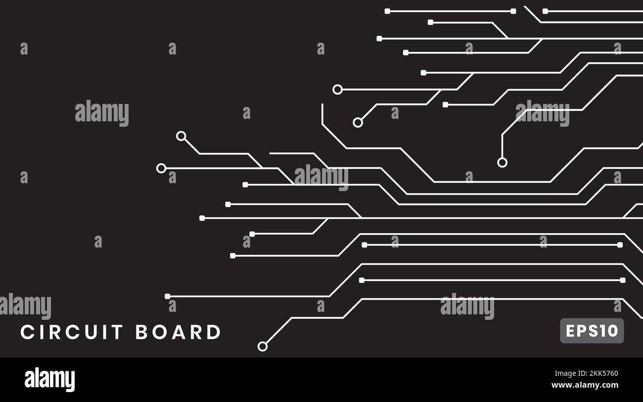 circuit board technology background. future electronics tech concept ...