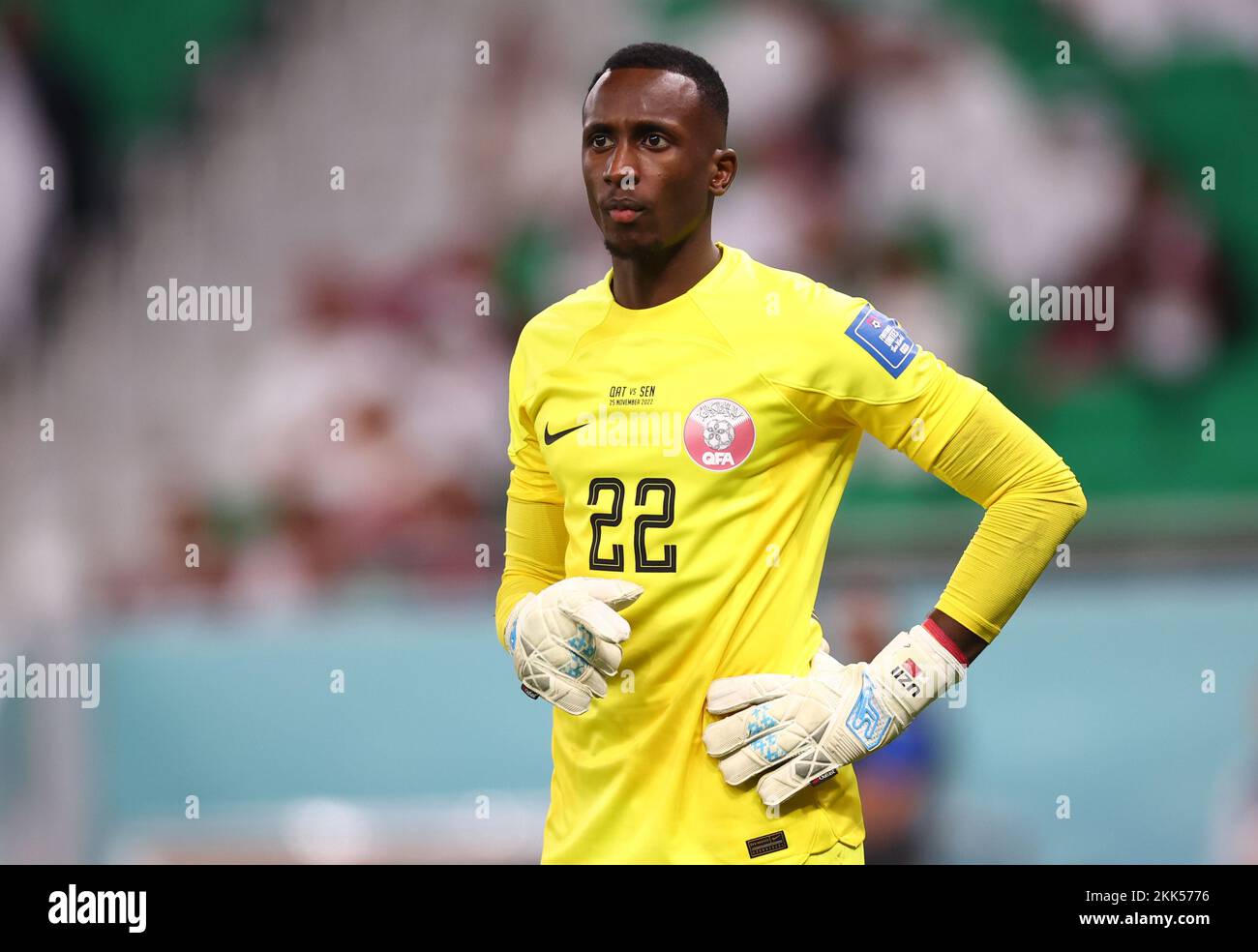 Doha, Qatar, 25th November 2022. Meshaal Barsham of Qatar during the ...