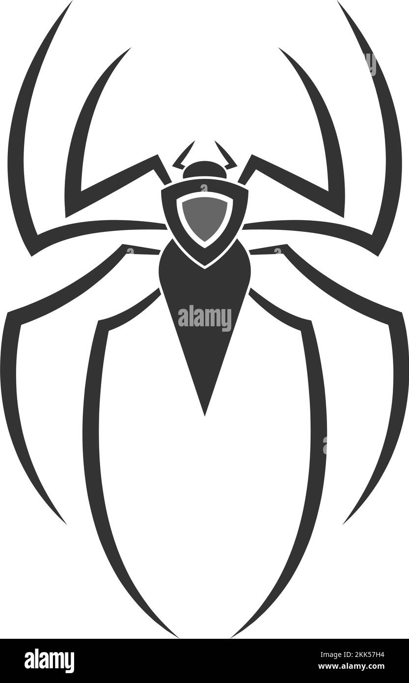 this is spider unique logo vector illustration Stock Vector Image & Art ...