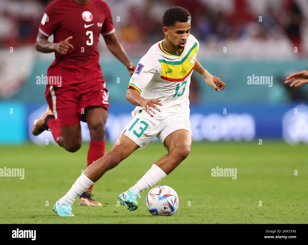 Doha, Qatar, 25th November 2022. Iliman N'Diaye of Senegal during the ...