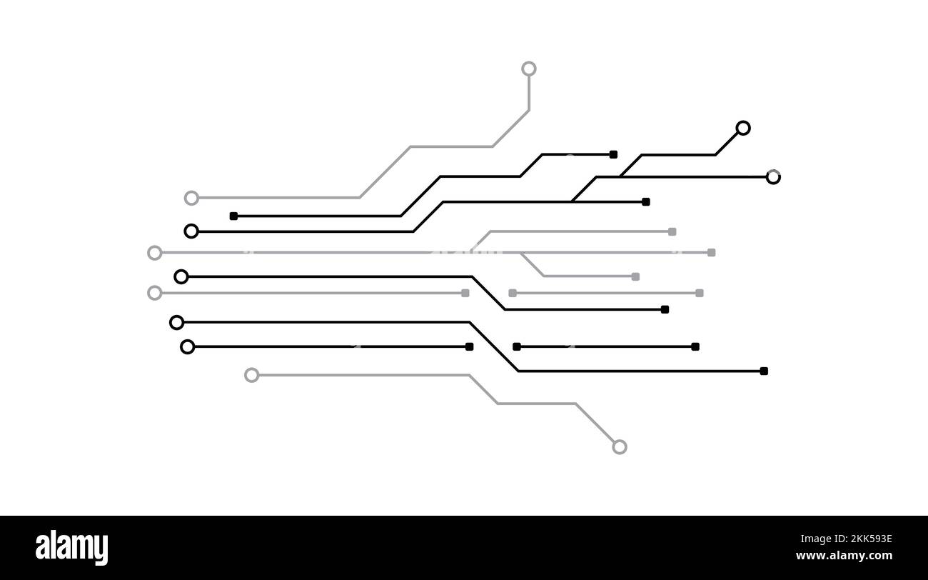 circuit board technology background. future electronics tech concept ...