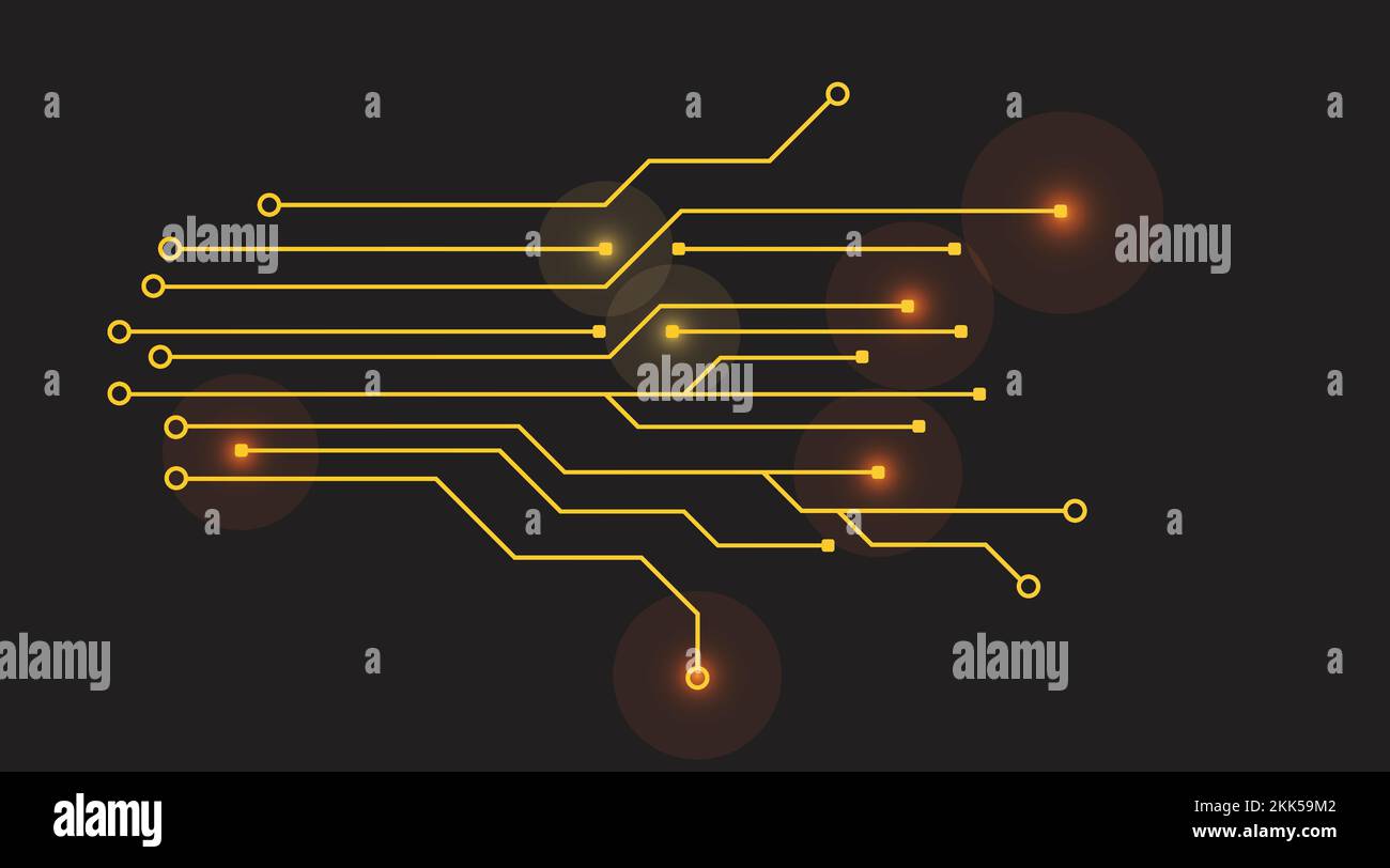 circuit board technology background. future electronics tech concept ...